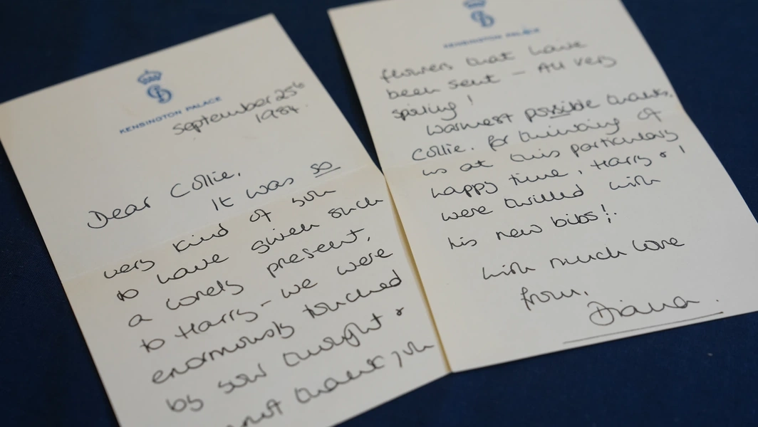 Princess Diana’s humorous letters to Terence Stamp
