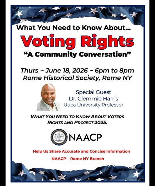 Rights, 14h Amendment among topics of Rome NAACP voting presentation