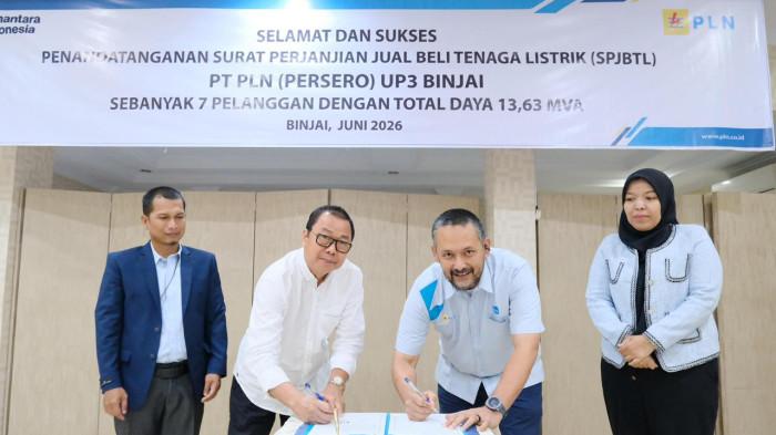 PLN UP3 Binjai perkuat investasi dan dorong ekonomi lewat SPJBTL ...