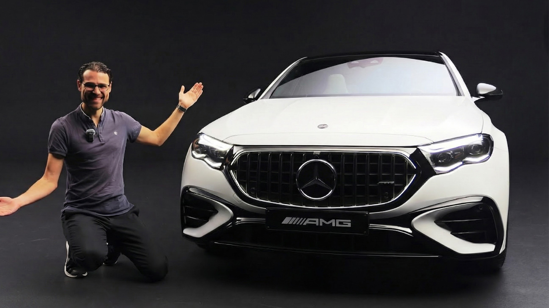 The new design of the Mercedes AMG E53 instantly grabs attention