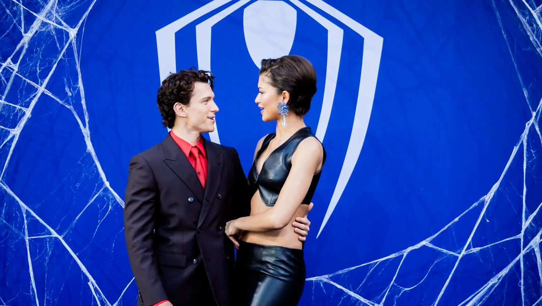 Zendaya's Berlin leather look blends sleek style and Spider-Man nods