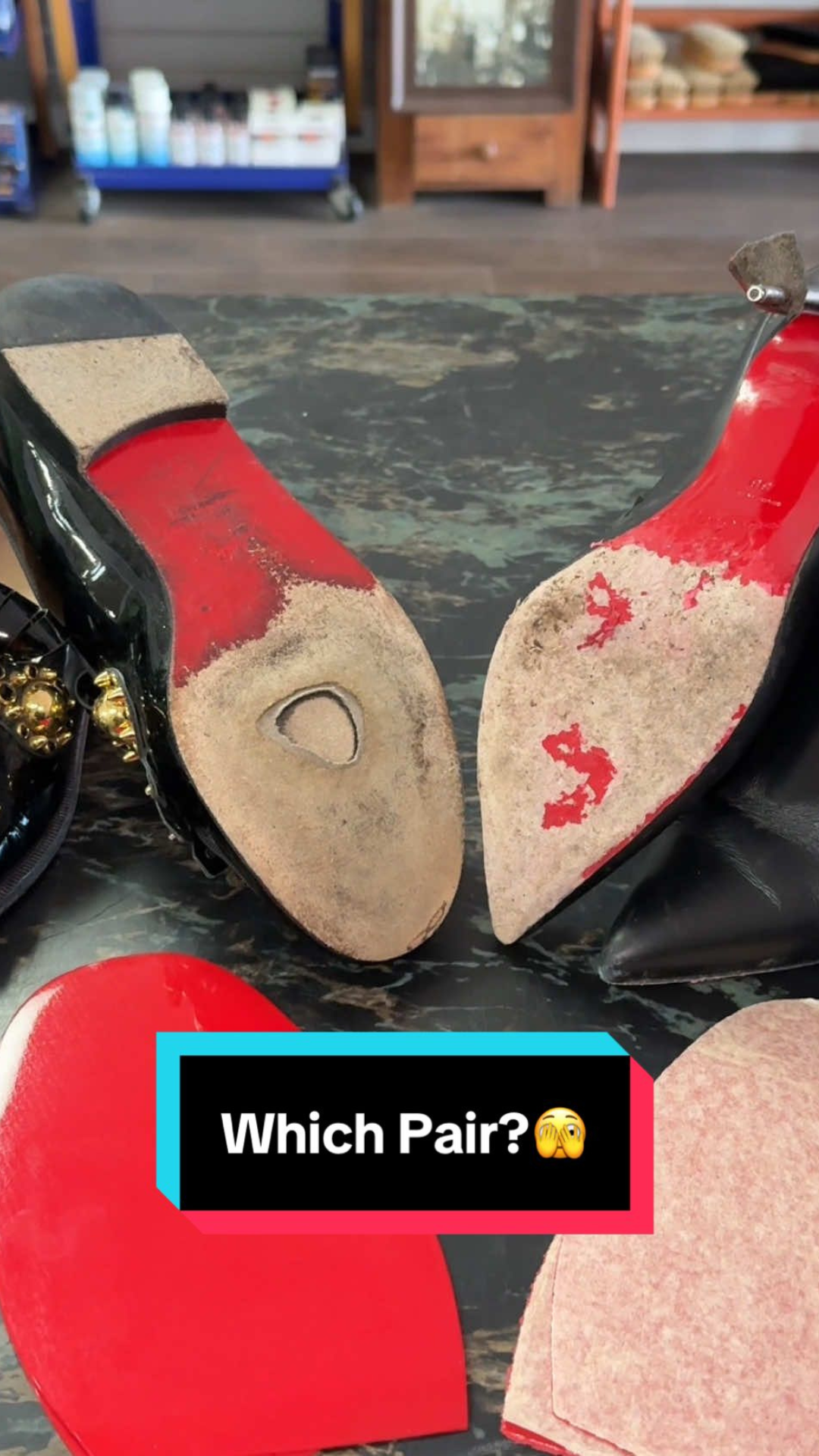 Protecting designer heels from wear