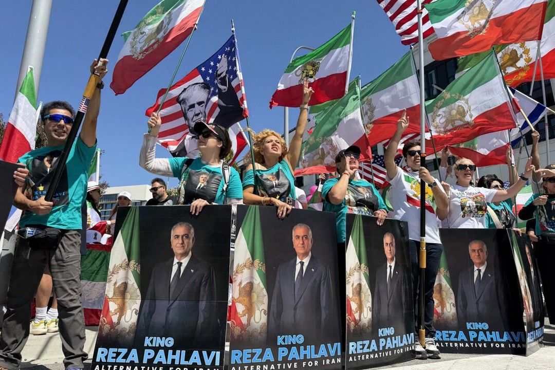 Iran protests break out as activists clash outside World Cup stadium