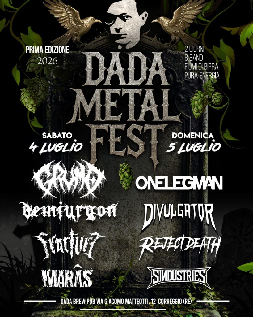 Dada Metal Fest: annunciati i Grumo come headliner al posto dei Dominance