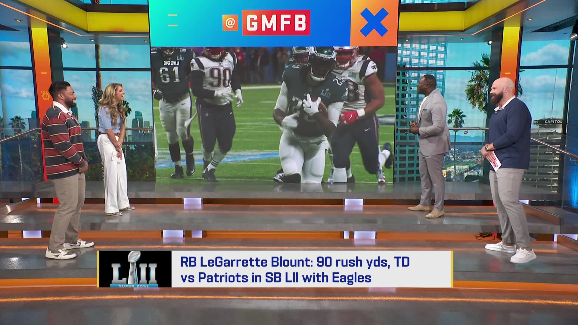 LeGarrette Blount on scoring a TD in Super Bowl LII 'GMFB'