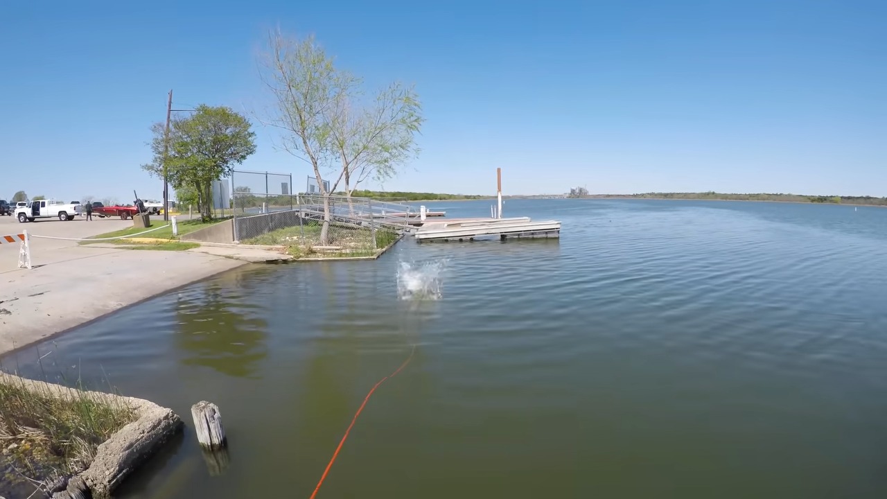 Two cowboys tossed a magnet into the water - "The whole car is down ...