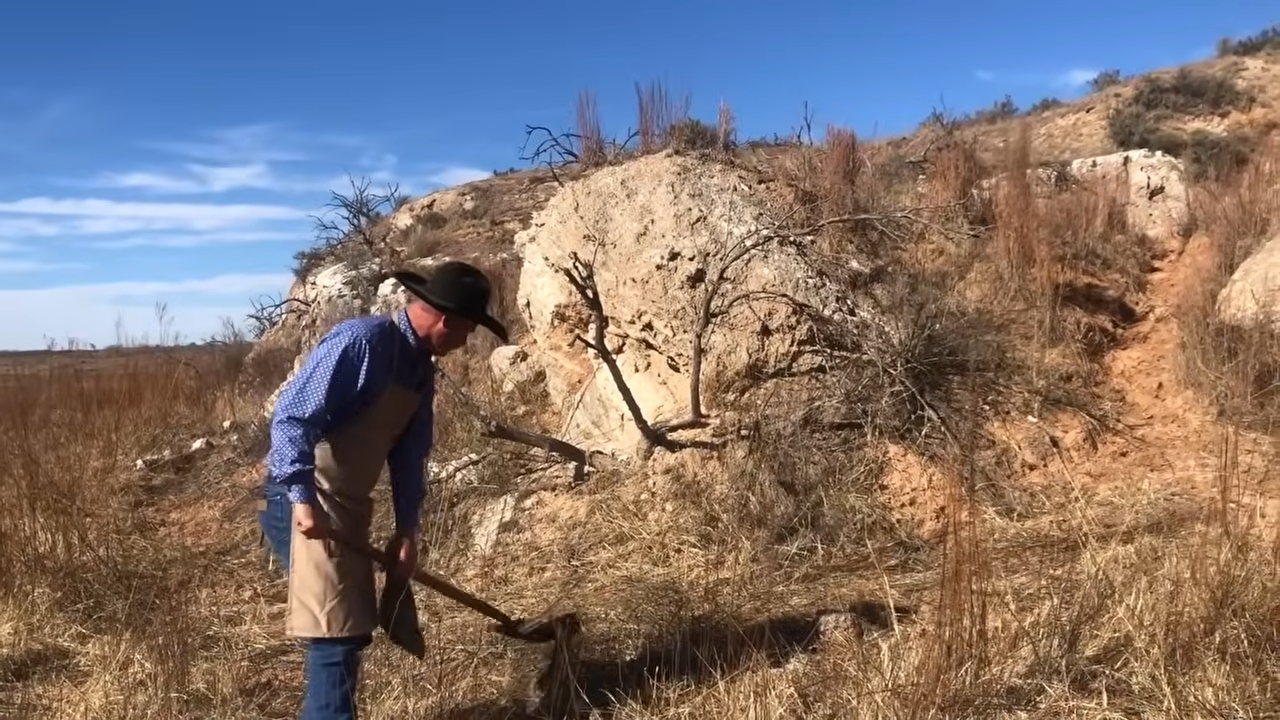 The strangest critter in cowboy camp had two legs... and it was Jeff ...