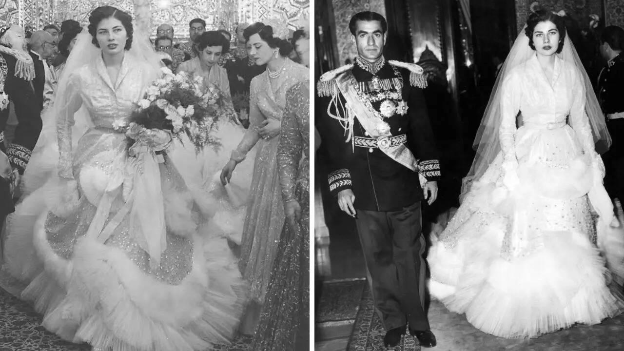 Dior created one of history's most extravagant gowns for Soraya ...