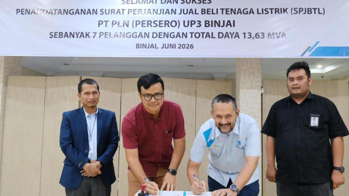 PLN UP3 Binjai perkuat investasi dan dorong ekonomi lewat SPJBTL ...