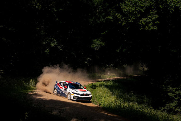 Honda's Civic Type R HRC rally car is already at the head of the class