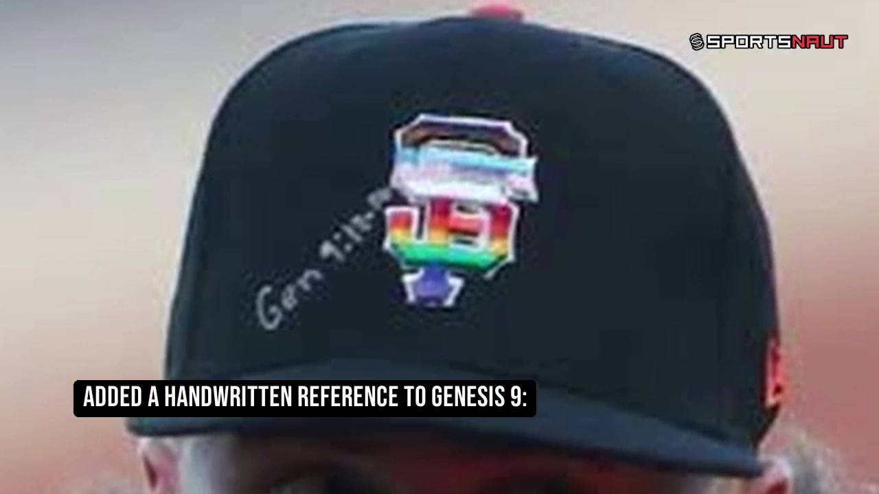MLB clears Giants pitchers who wrote Bible verses on Pride Night caps