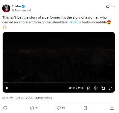 Eetha teaser X reactions: Fans crown Shraddha the face of women-led cinema