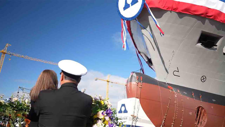 Chile launches first 8,000-ton LPD and advances naval modernization