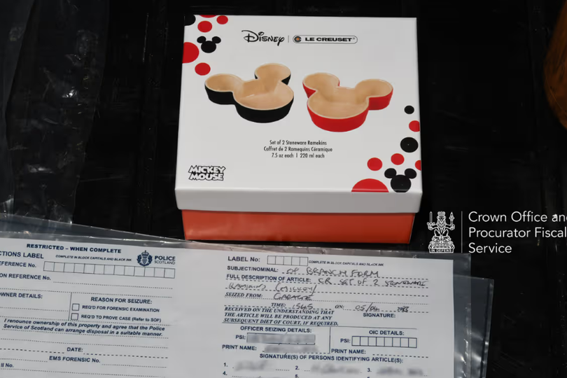 Items on Peter Murrell's shopping list pictured as crook starts prison ...
