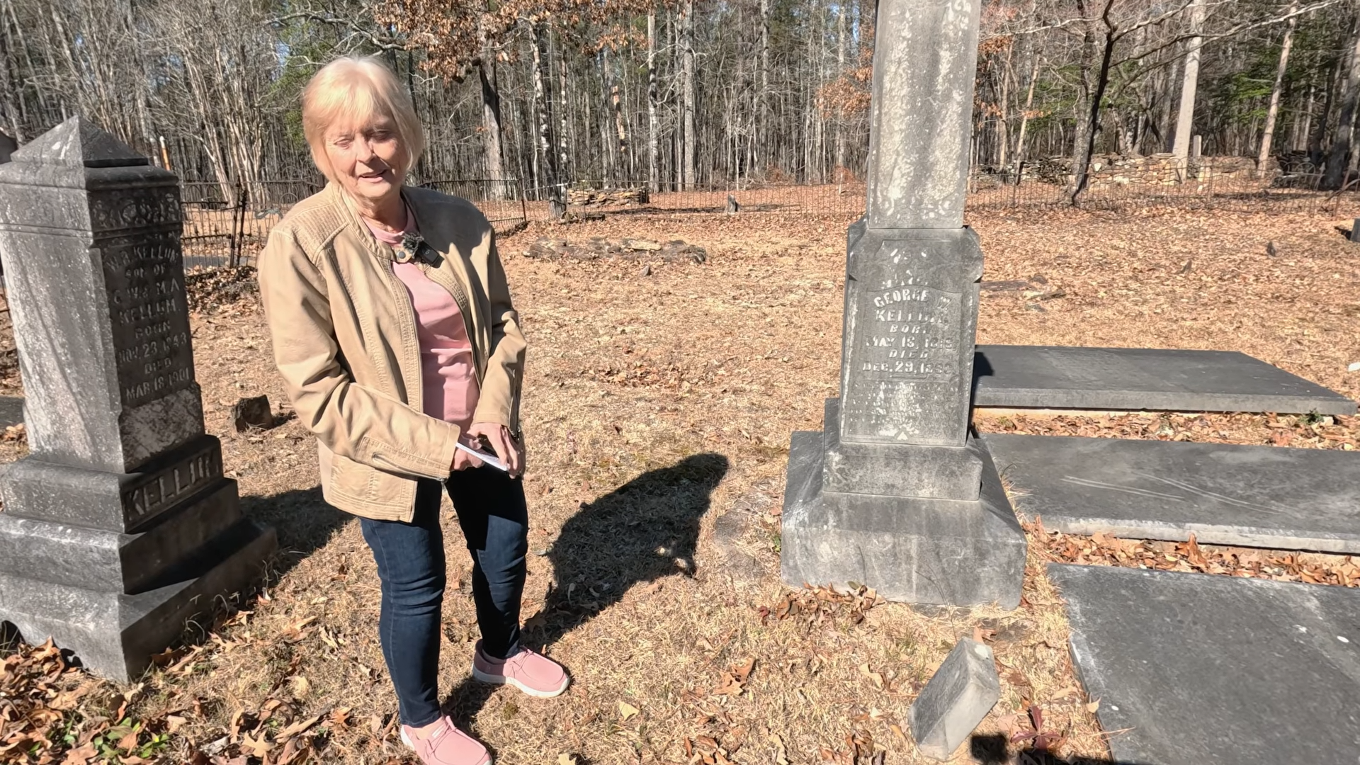 This beautiful southern cemetery had a darker side hidden across the road