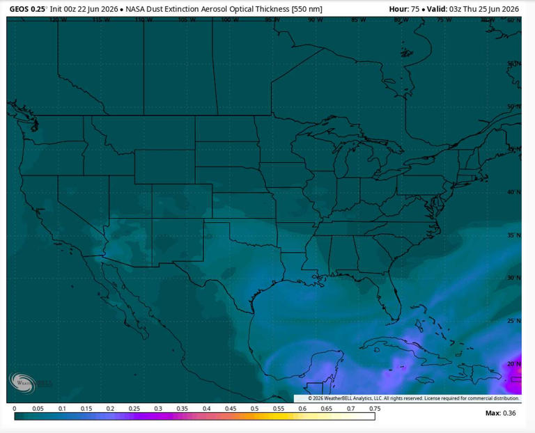 Heat, humidity and Saharan dust: Here's how they will mix in Central ...