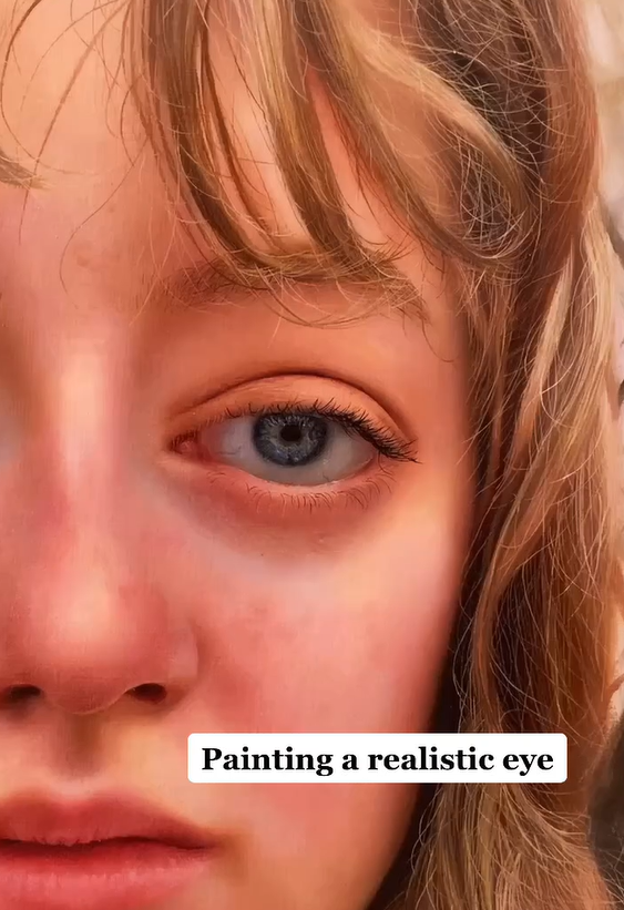 Painting a realistic eye: A glimpse into my art process