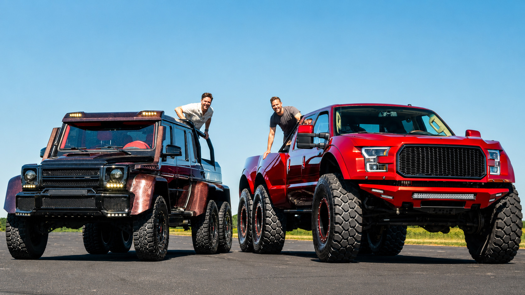 Can a $400,000 MegaRaptor 6x6 match a $2 million Brabus?