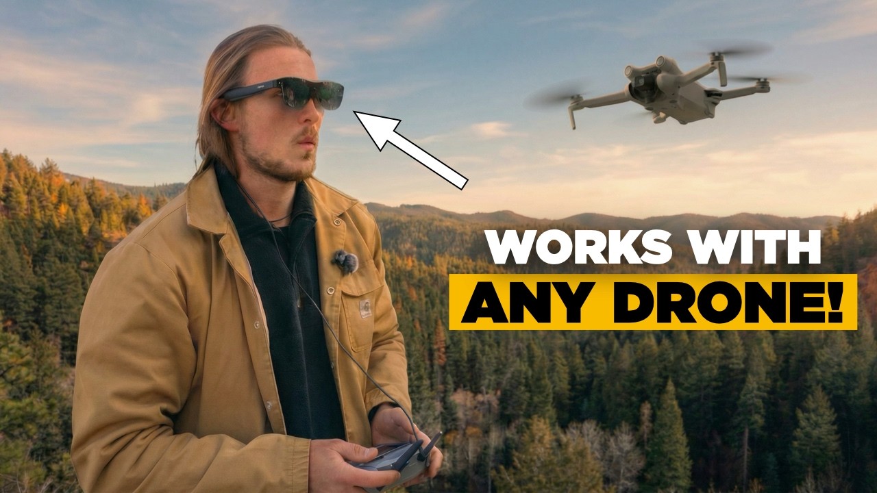 Game changer for flying drones | Rayneo Air 4 Pro AR glasses