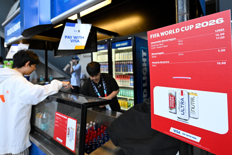 Map shows beer prices at World Cup stadiums