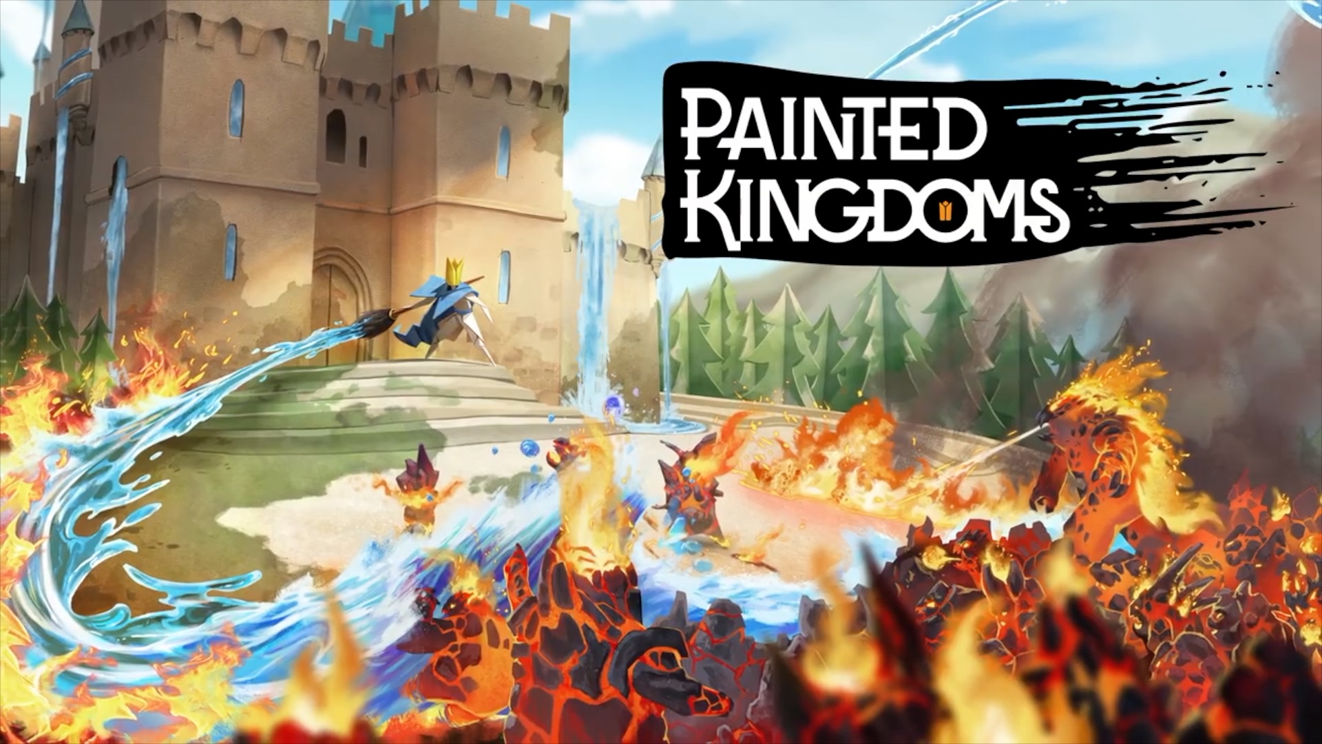 Painted Kingdoms tower defense & firefighting official demo trailer