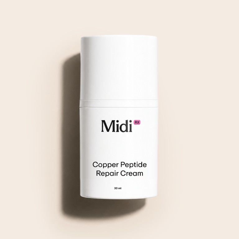Midi Health launches copper peptide repair cream, grows skincare line