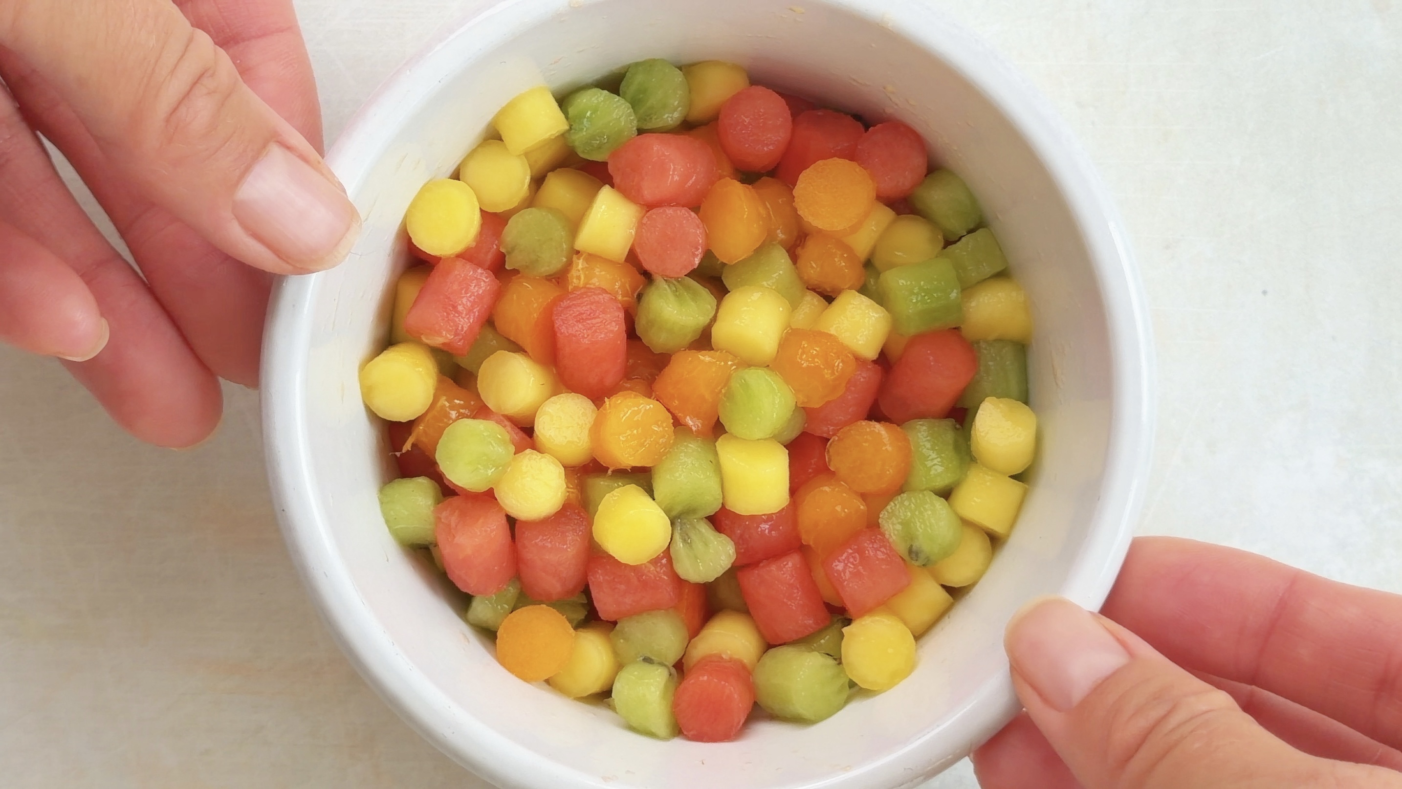 Dot fruit salad, viral summer fruit dessert