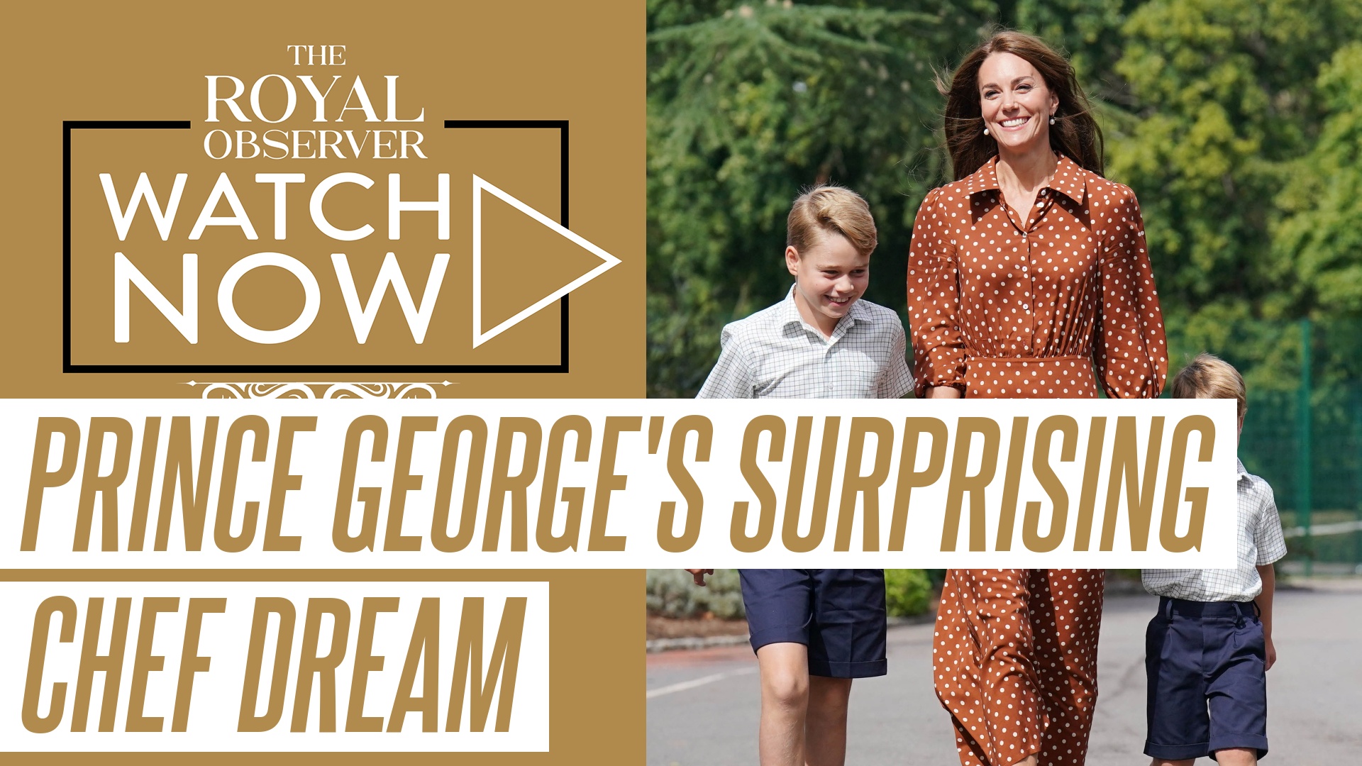 Prince George 'dishes' on his future: Future monarch wants to become ...