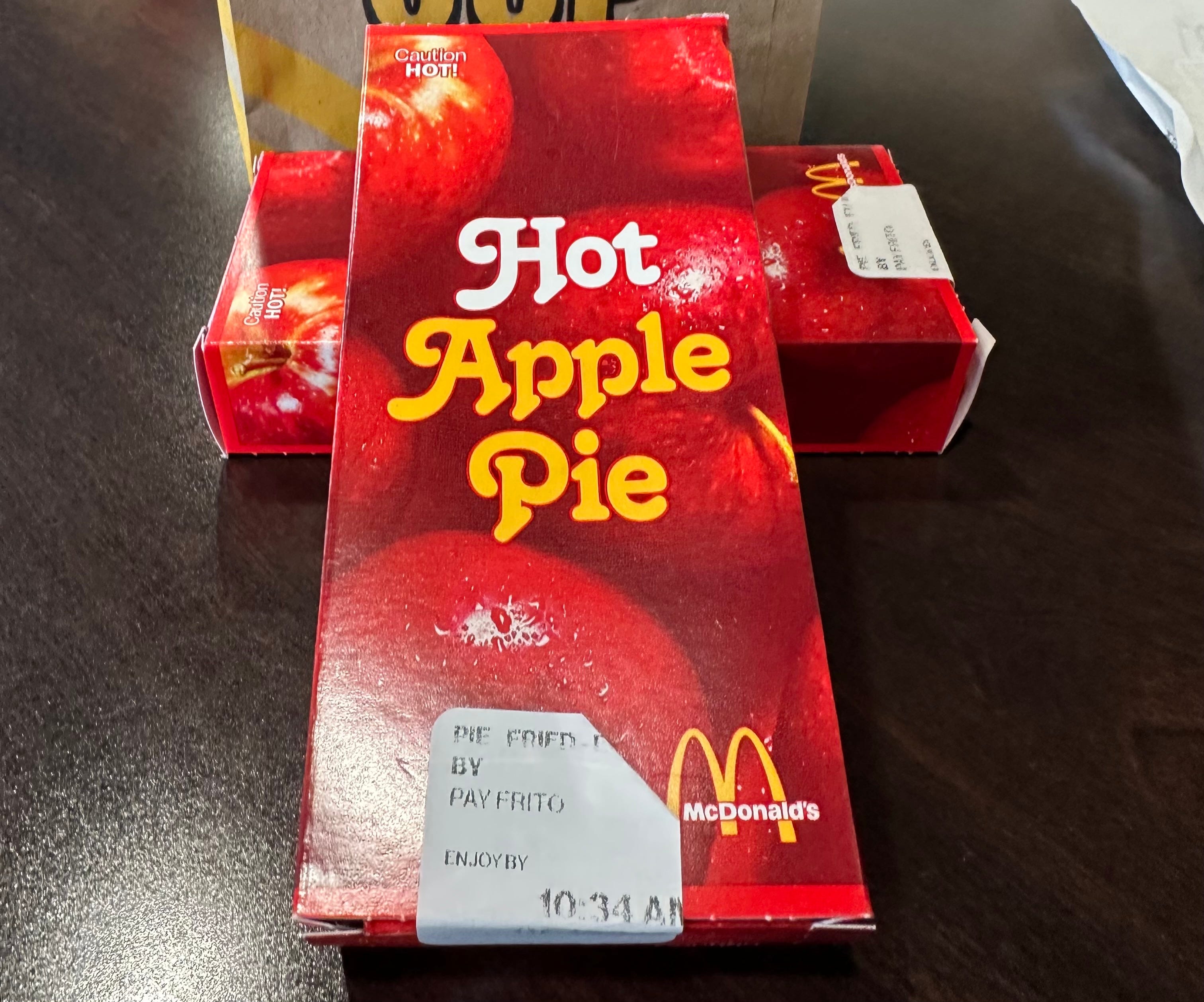 McDonald's brings back the classic fried apple pie