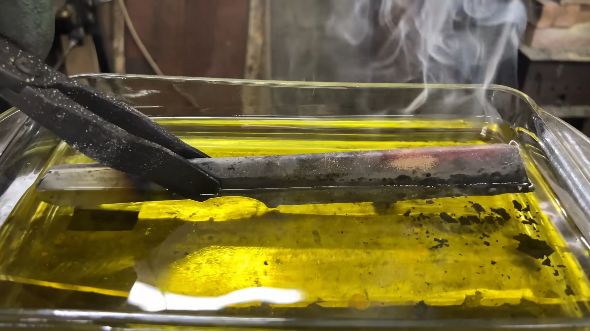 Metal is like plasticine in this knife-making project