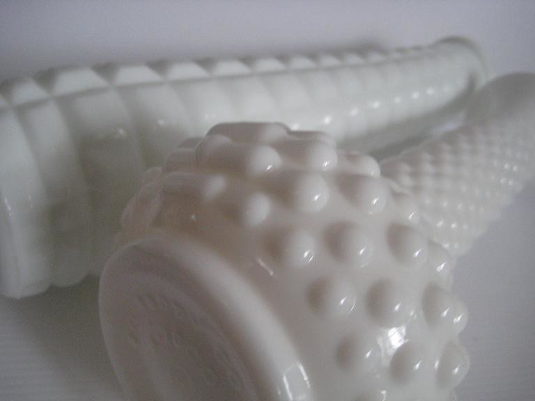 24 milk glass pieces that never last long at estate sales