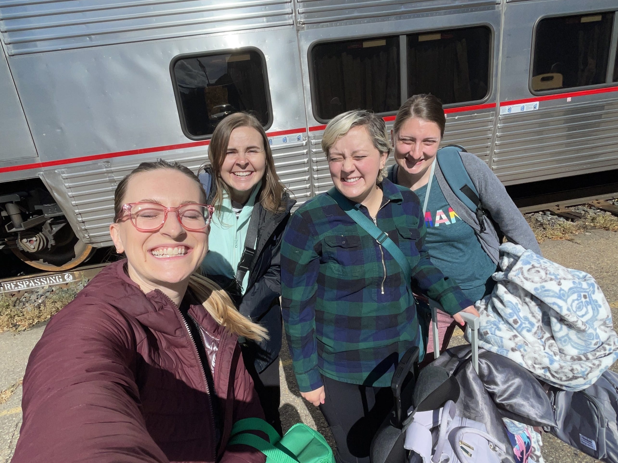My friends and I take a 14-hour Amtrak trip together every year. It's ...