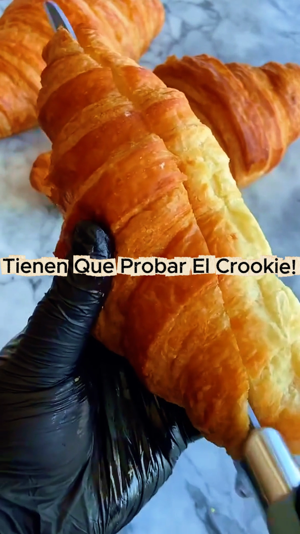 Cómo hacer un crookie, el postre que combina cookie y croissant