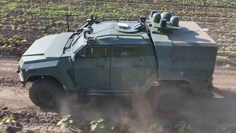 Ukraine turns Novator armored vehicle into remotely controlled robotic ...