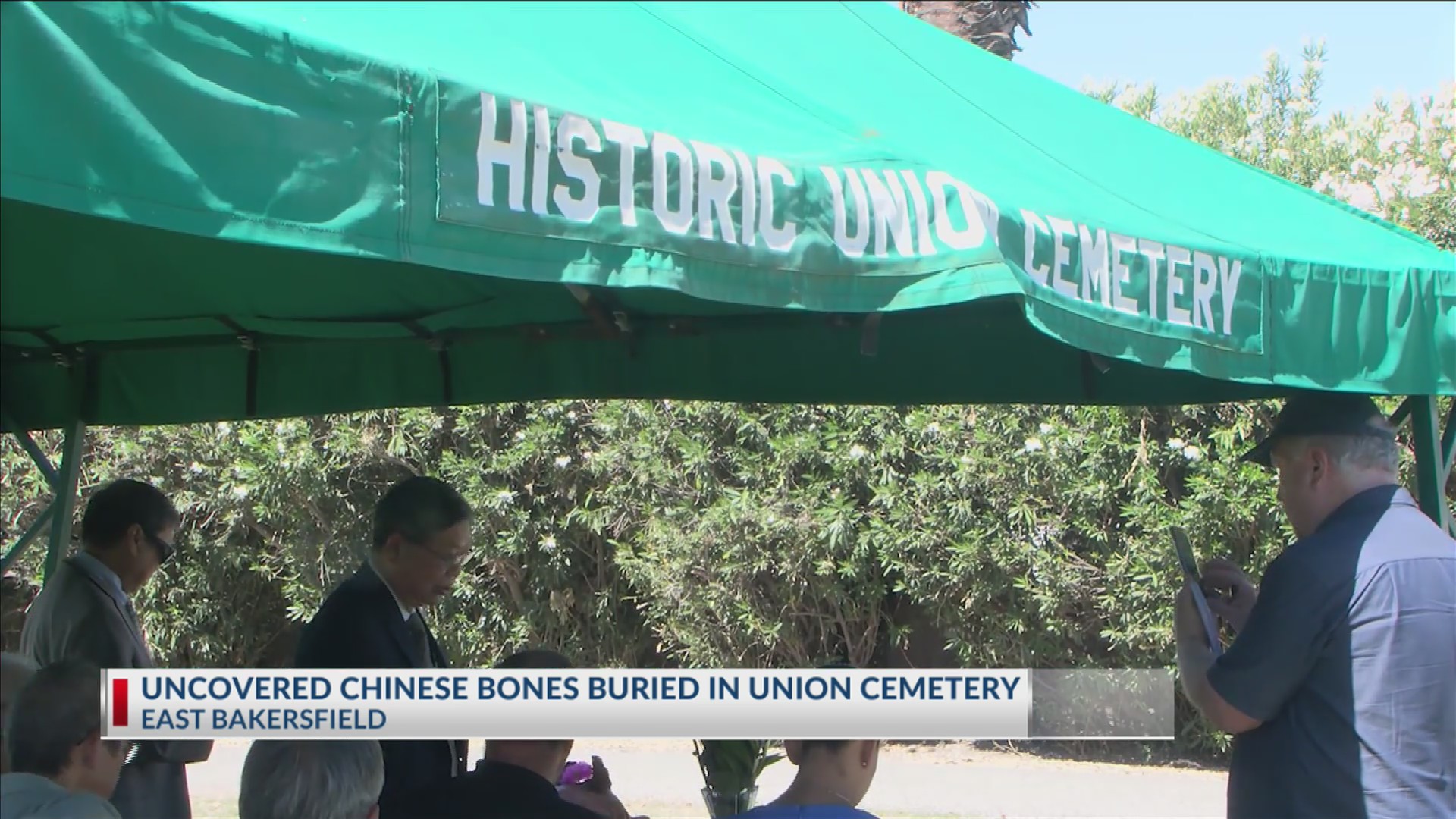 Uncovered Chinese bones buried in Union Cemetery