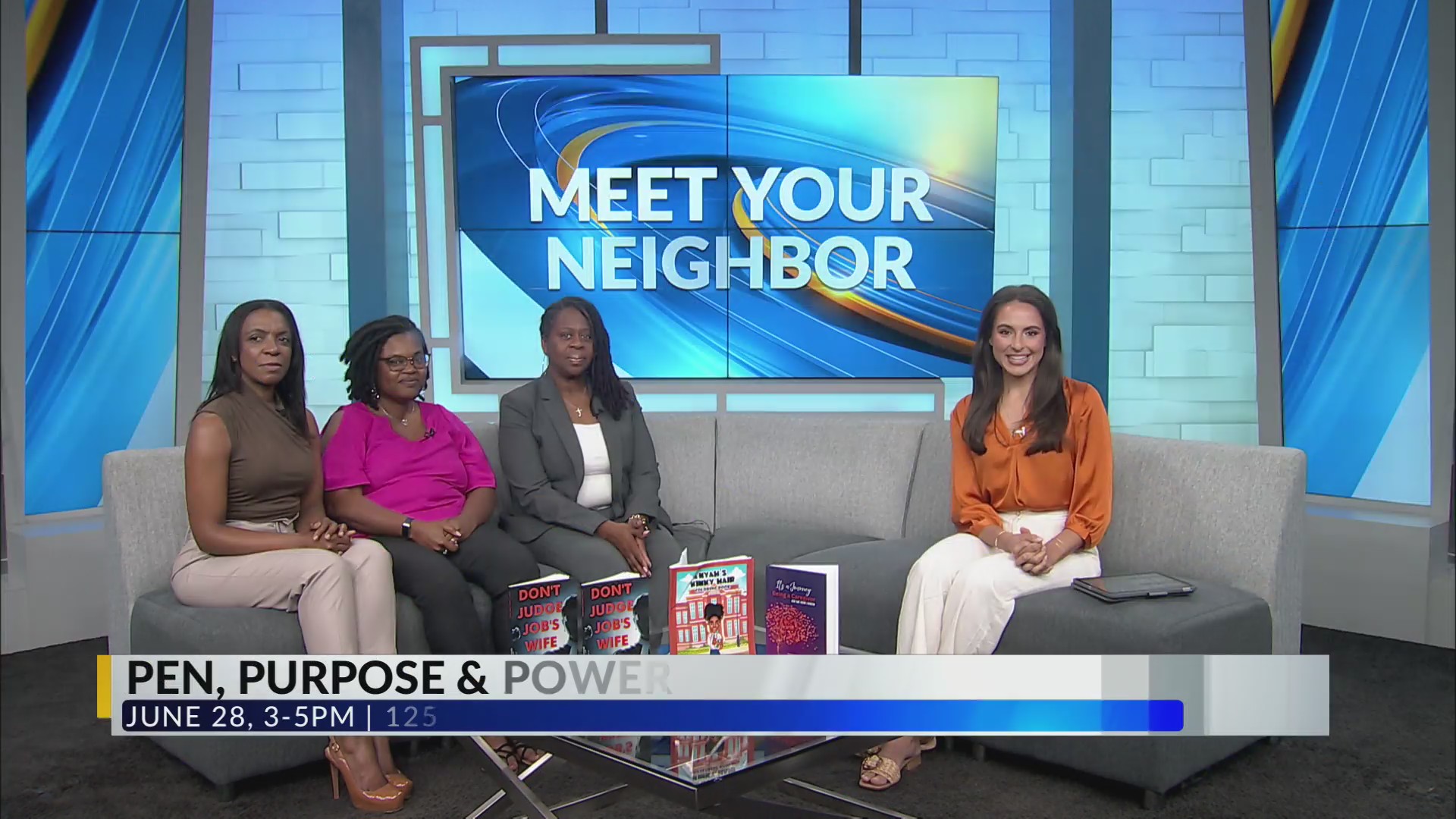 Discussion panel for local authors