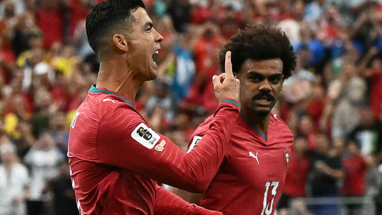 Portugal's Cristiano Ronaldo ends goal drought, first to score at 6 ...