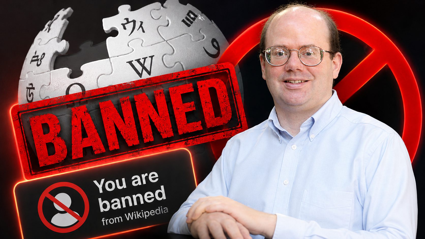 Wikipedia's cofounder has been banned from Wikipedia