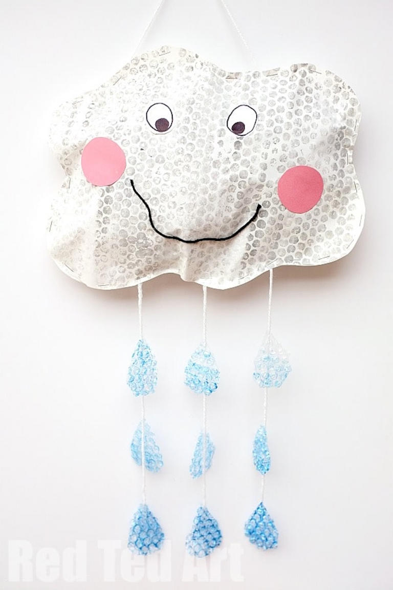 30+ easy cloud crafts for kids who love weather