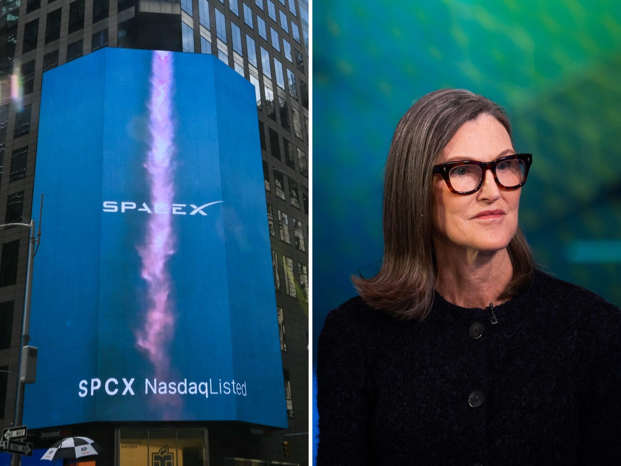 Cathie Wood's ARK Invest piled into SpaceX during the stock's post-IPO drop