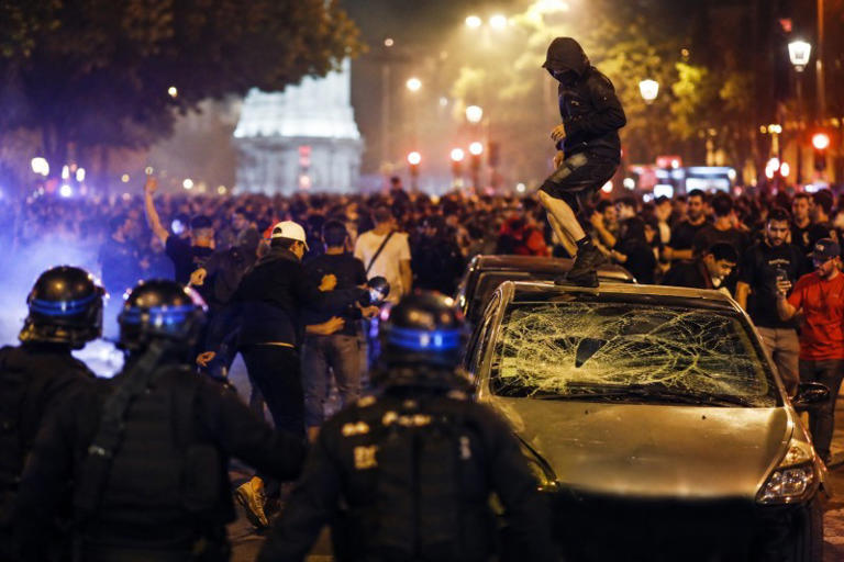 Night of chaos in France: Arrests, stabbings and panic at nationwide ...