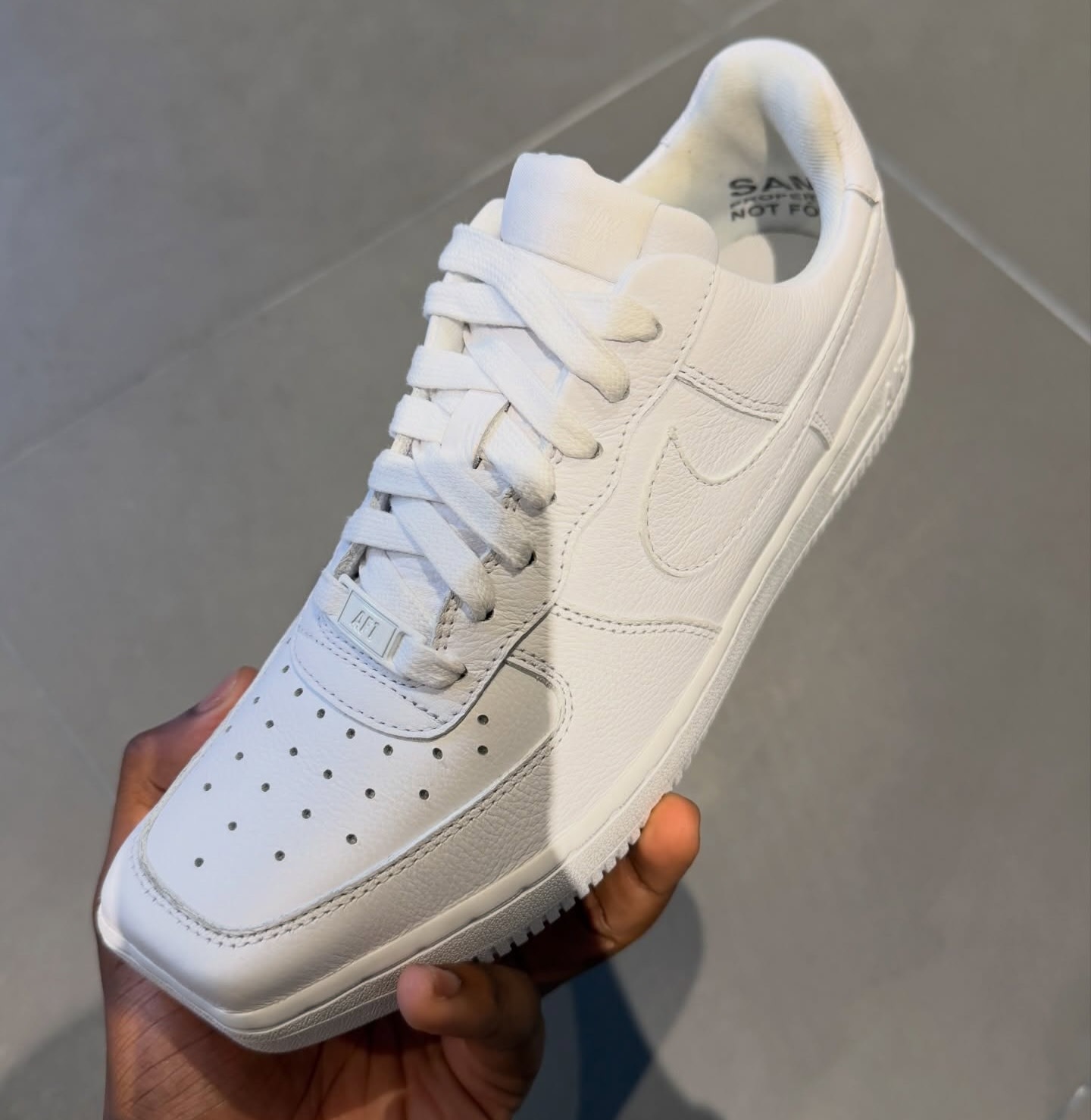 Nike Previews New Air Force 1 Squair Toe at Paris Fashion Week