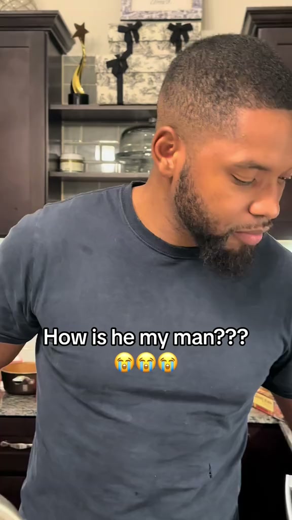My husband has no idea how fine he is