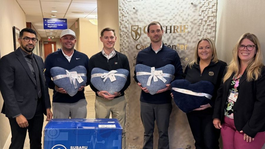 Williams Subaru of Sayre makes 10th annual donation to Guthrie Cancer ...
