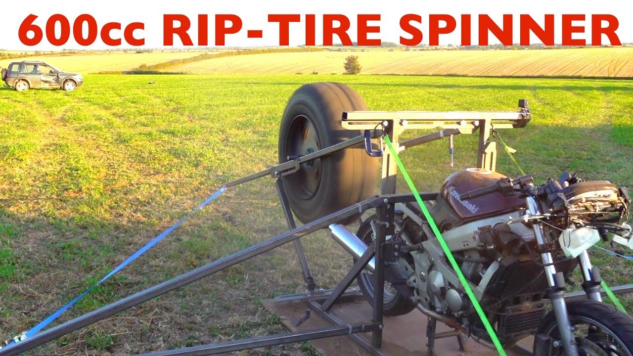 Caged 600cc rip-tire spinner: pure adrenaline!