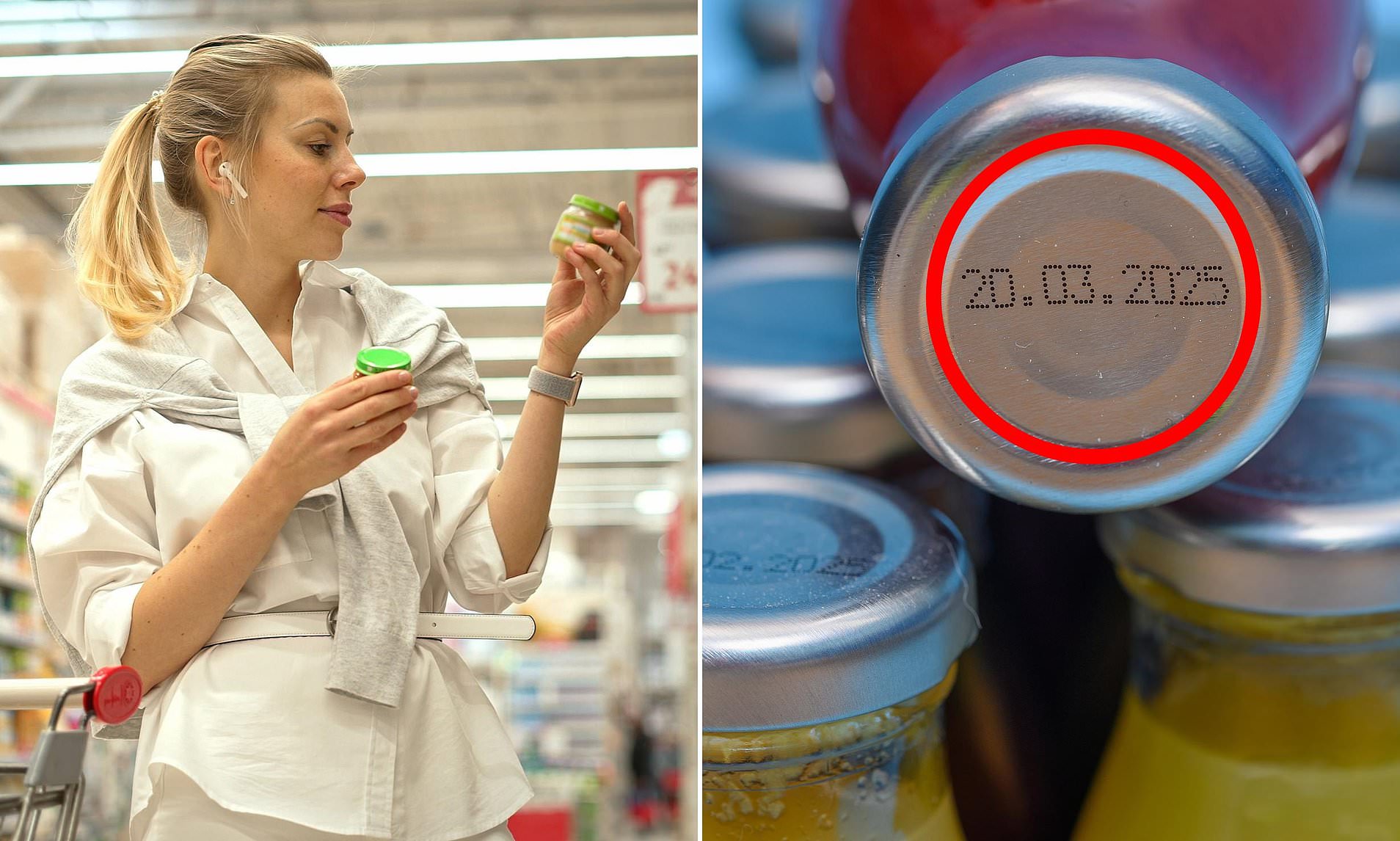 California removes sell by dates on grocery store food items in ...