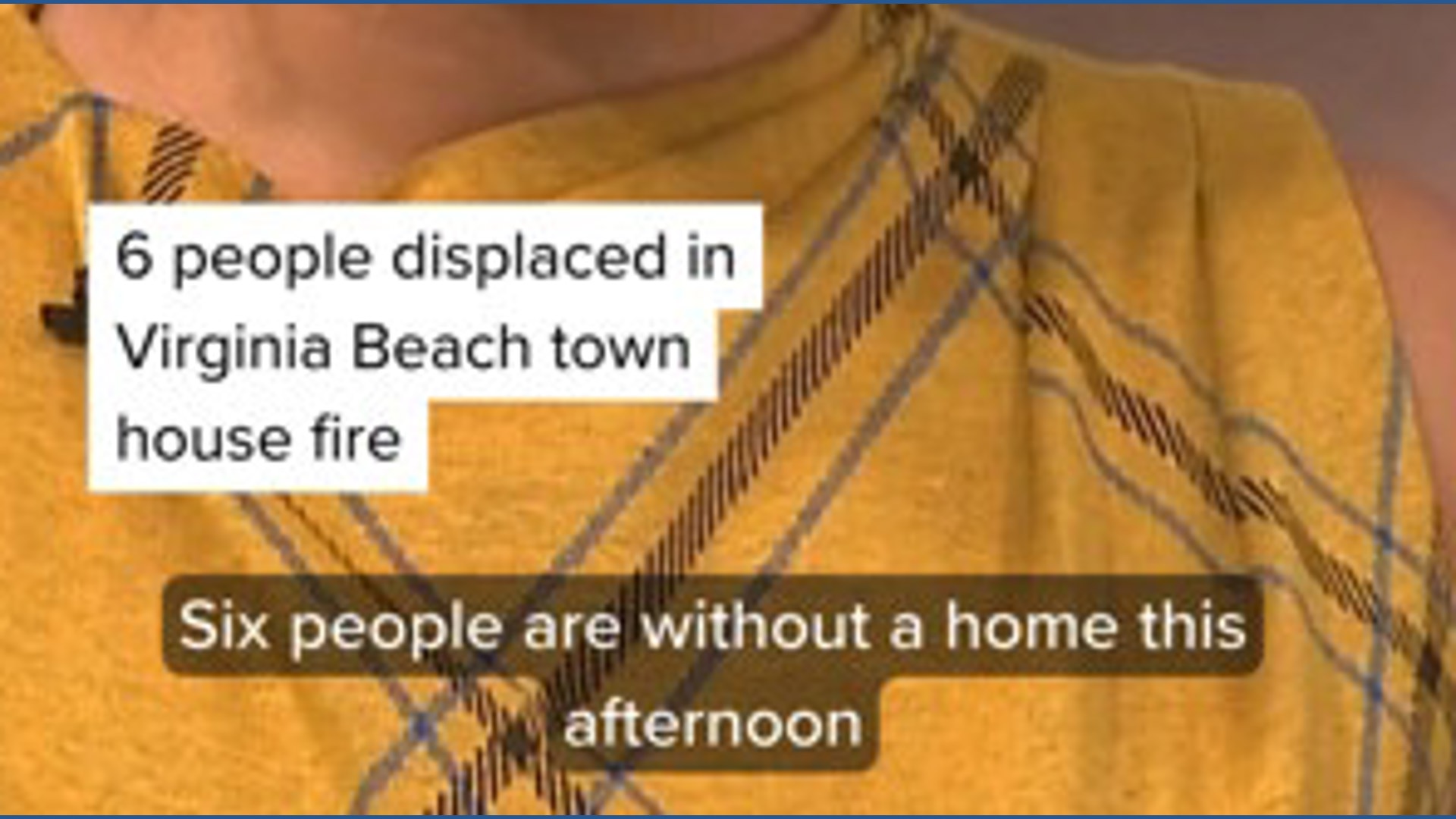 Virginia Beach townhouse fire displaces 6