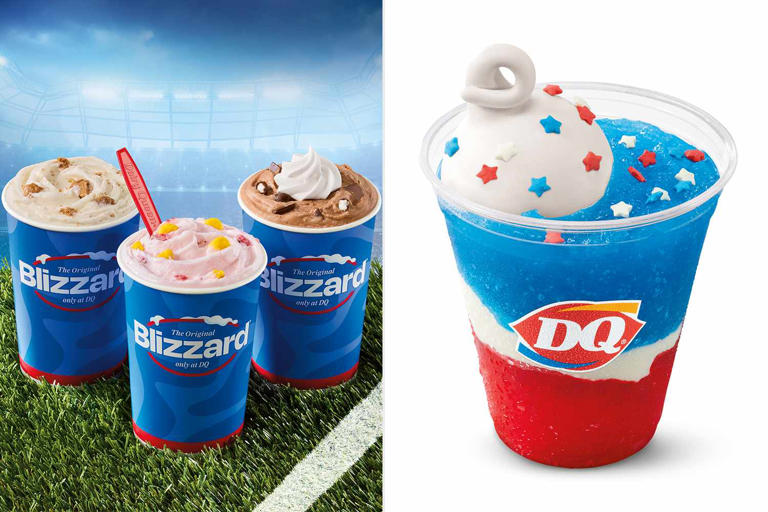 Dairy Queen is introducing 3 new Blizzard cups — and a patriotic slush ...