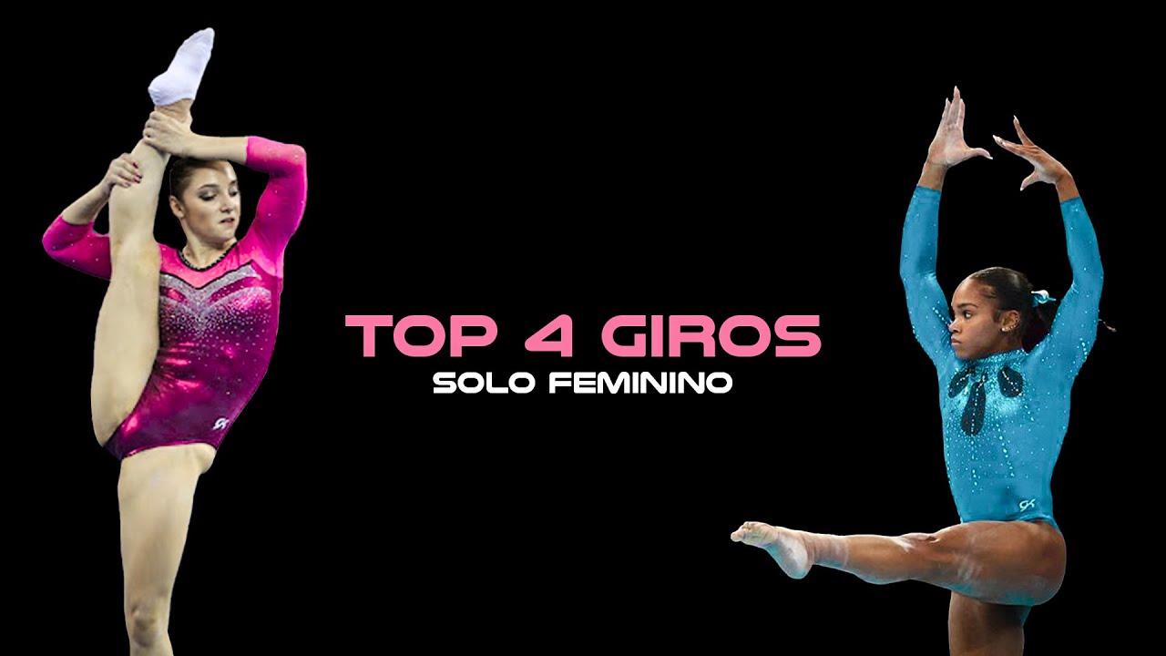 Top 4 giros no solo da ginástica artística feminina | Mitchell, Gomez ...