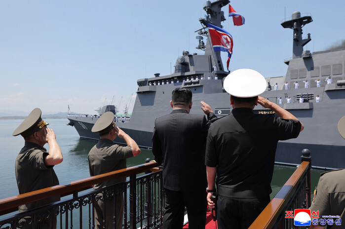 N Korea commissions destroyer Choe Hyon